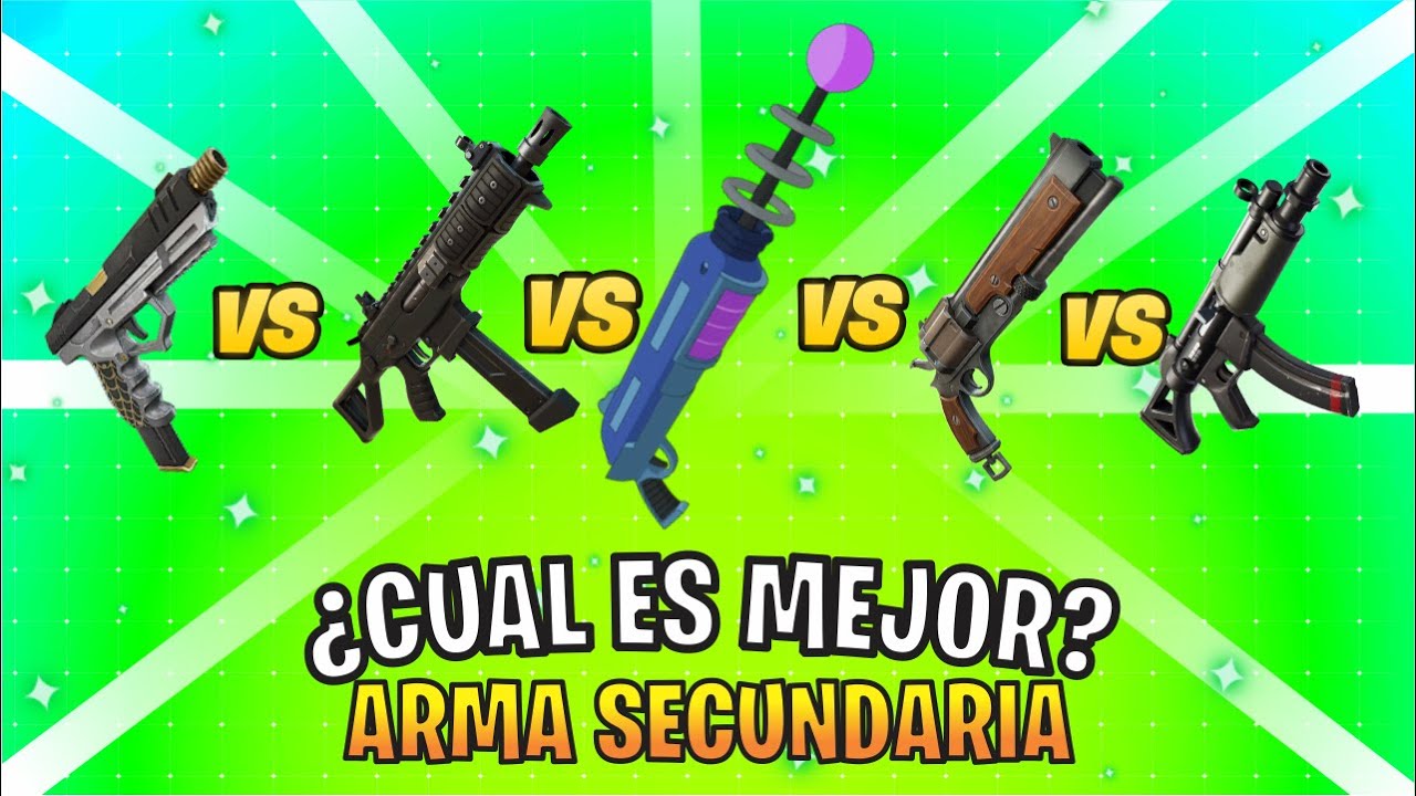 ¿CUAL ES LA MEJOR ARMA SECUNDARIA? - bender/descomunal/subfusil/táctica ...