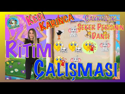 Kedi - Karınca Ritim Çalışması (Çaykovski - Şeker Perisinin Dansı)