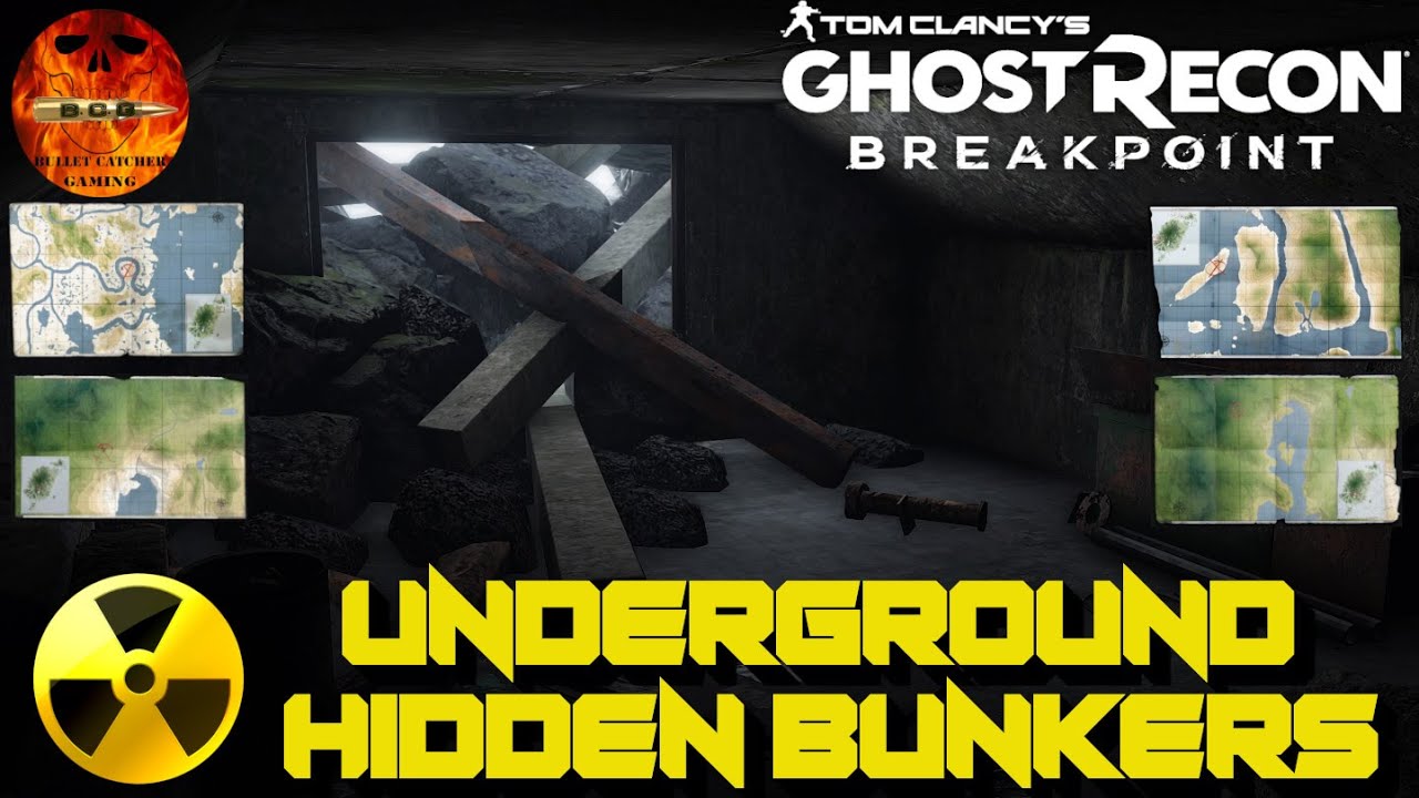 Ghost Recon Breakpoint - U.S. Hidden Shelters - Underground Bunkers ...