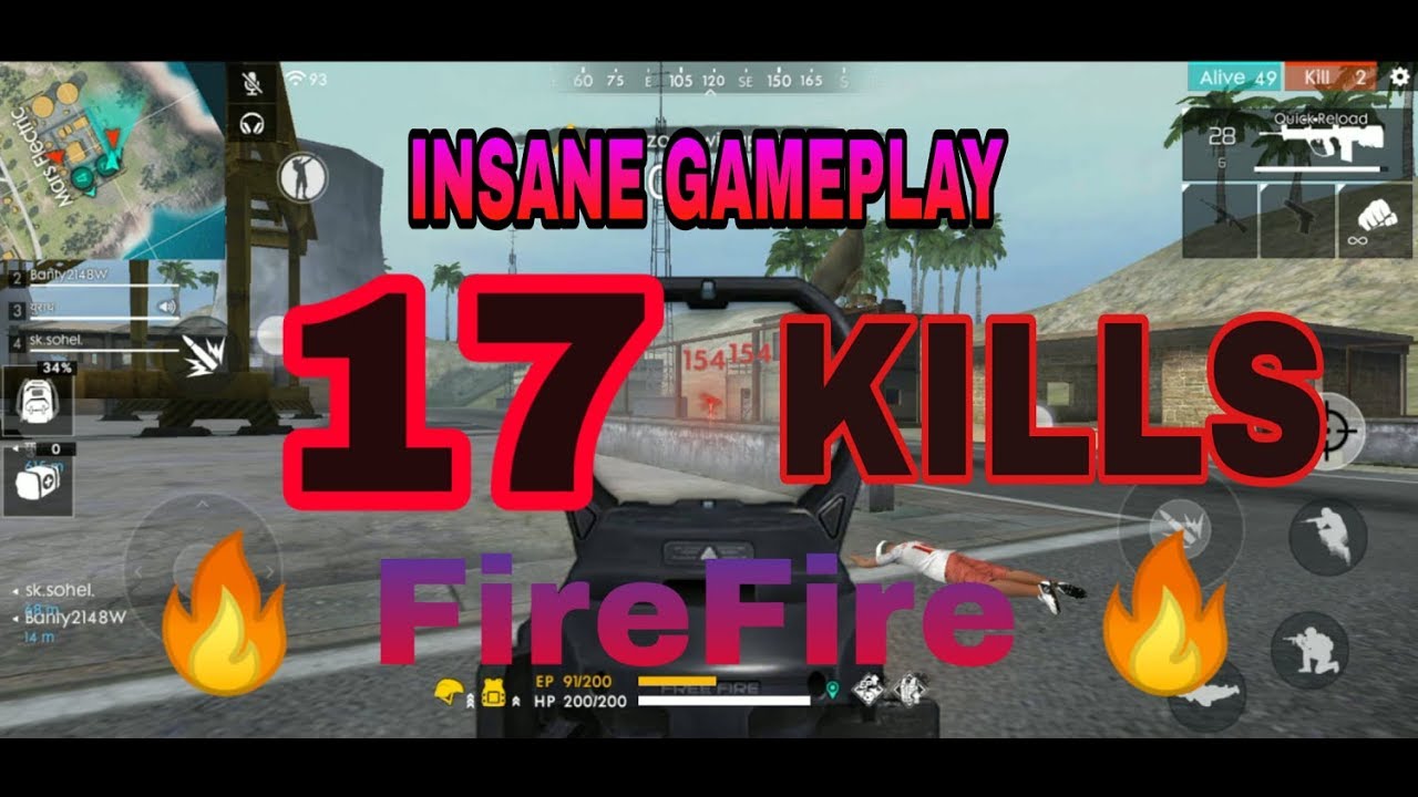 Free Fire - 17 kills - Classic - INSANE GAMEPLAY - YouTube