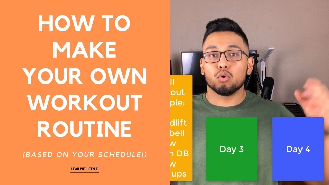 How to Make a Workout Plan For Your Schedule - (Easily Customizable ...