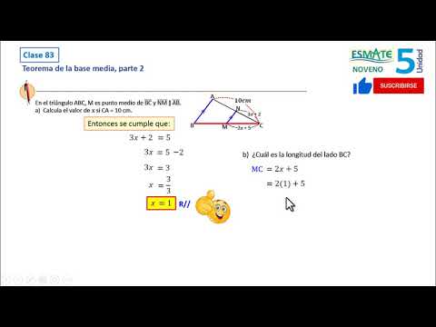 Teorema de la base media, parte 2 - YouTube