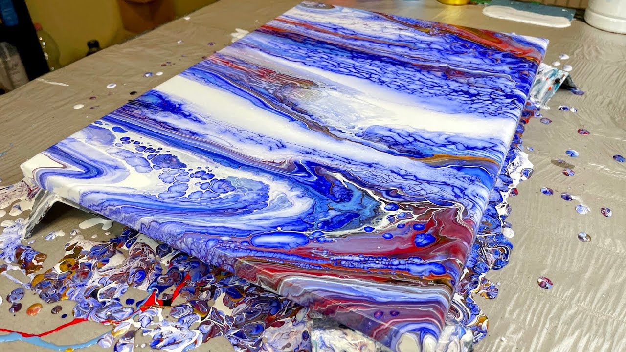 Emotional Symphony Fluid Art Dutch Pour Techniques Acrylic Pouring ...