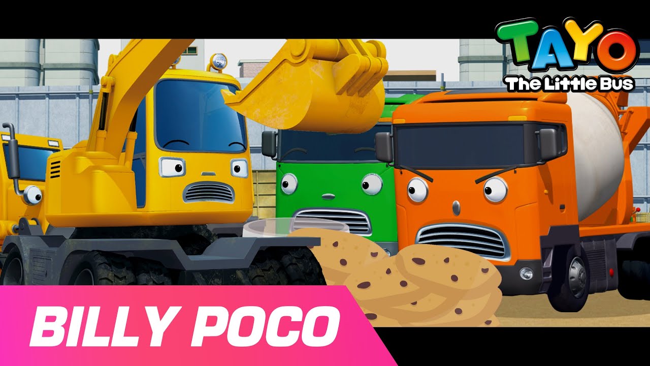 BILLY POCO l Siapa kendaraan berat yang mengambil kue ?! l Lagu Anak l ...