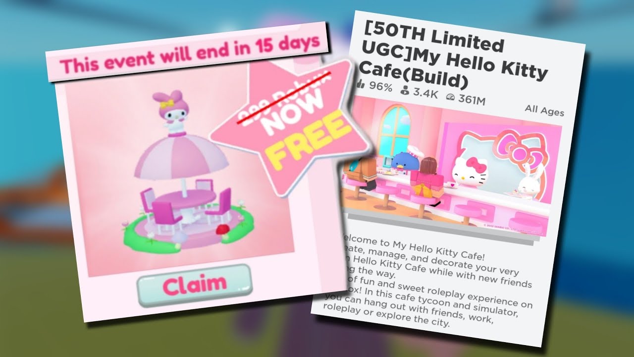 Lấy Bộ Bàn Ghế Dễ Thương Từ Event Trong Game My Hello Kitty Cafe ...