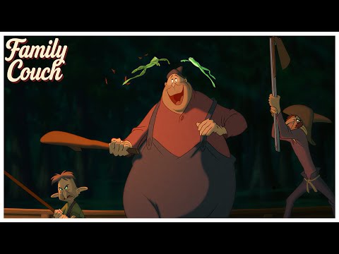 Naveen & Tiana Escape From The Frog Hunters | The Princess And The Frog