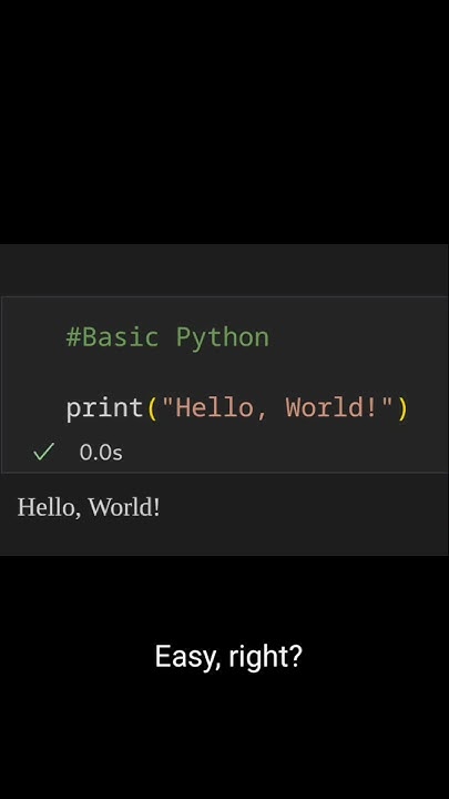 Learn Python Print Statement FAST | Script Reels Short - YouTube