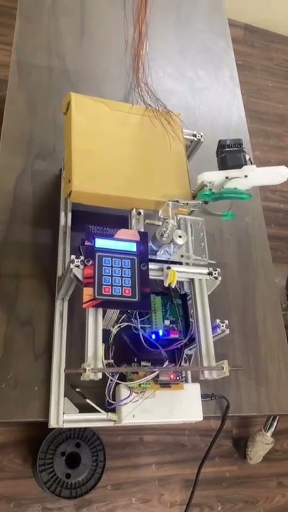 Diy automatic wire cutter thickness 0.5mm - YouTube