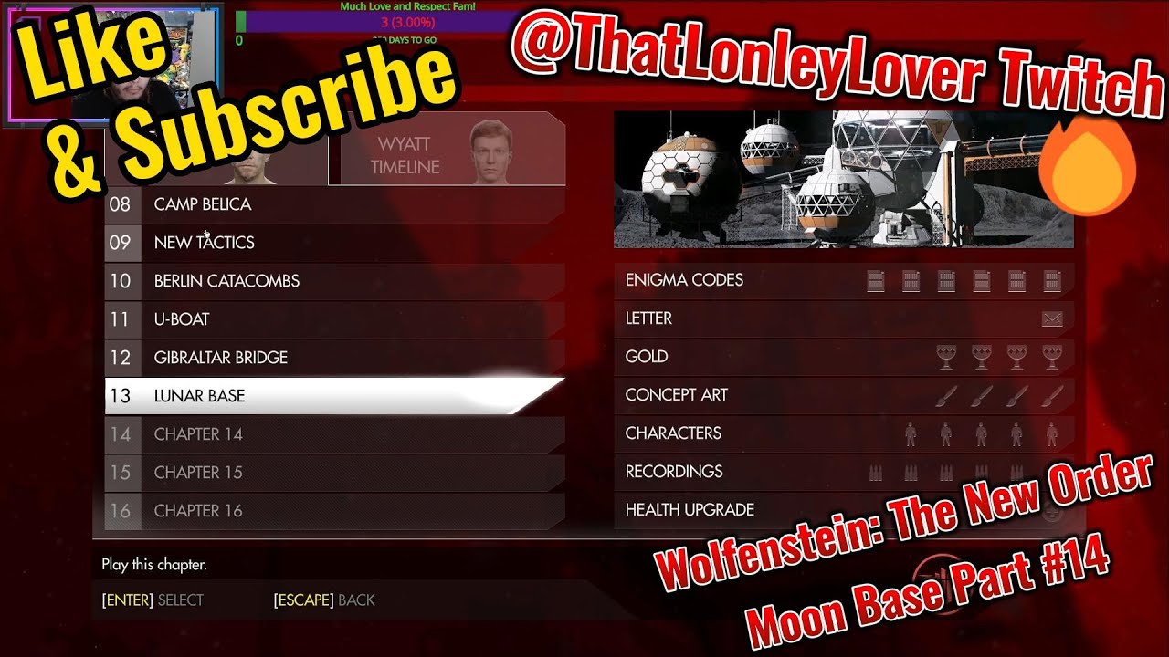 Wolfenstein The New Order Walkthrough Part 14 - MOON BASE ÜBER ...