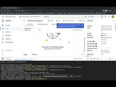 Streaming data via PUB/SUB | Dataflow | Bigquery | Looker studio | How to data streaming in G ...