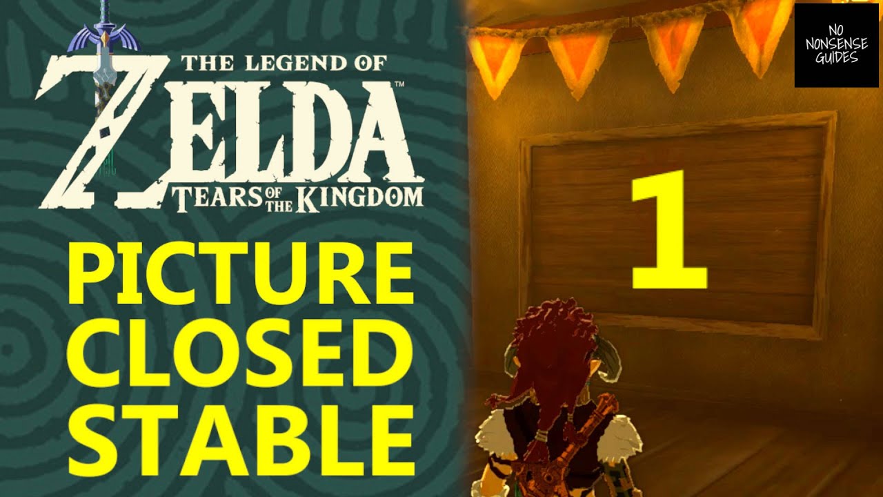 Picture for Closed Stable 1 - Zelda Tears of Kingdom - Smiling ...