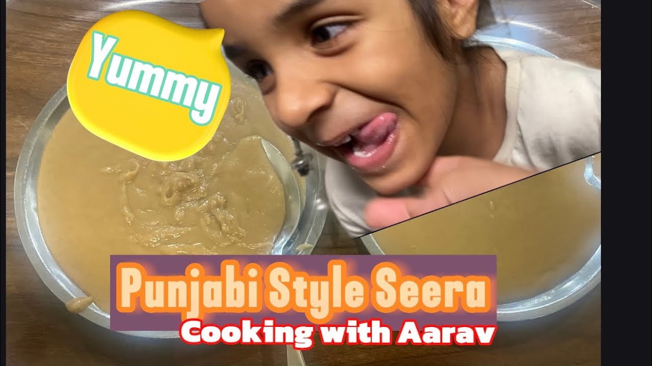 How to Make Punjabi Style Aata Seera | Indian Family Vlogger | Winters ...