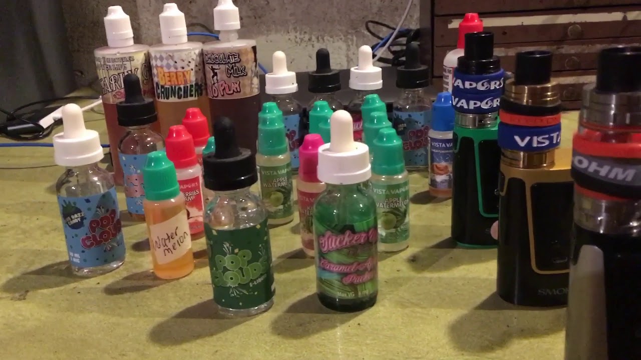 My E-Juice Collection - YouTube