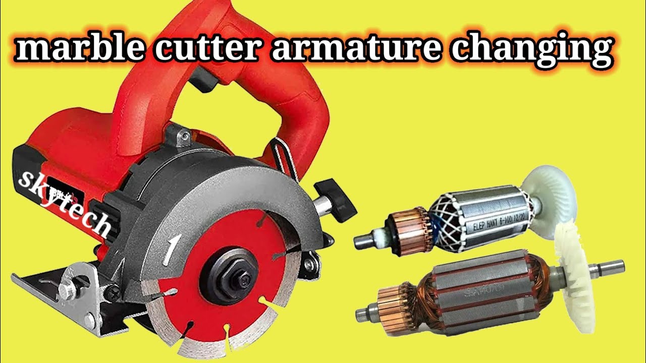 marble ctter armature problem/cutting mechine/armature change/wall ...