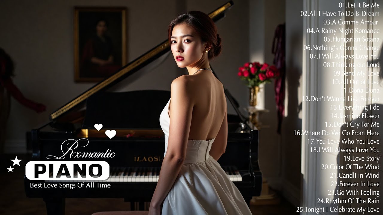 BEAUTIFUL ROMANTIC PIANO LOVE SONGS - Most Passionate and Emotional ...