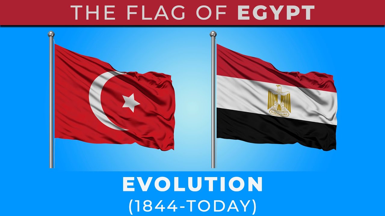 Egypt Flag Evolution (1844-Today) | evvvvvolve - YouTube