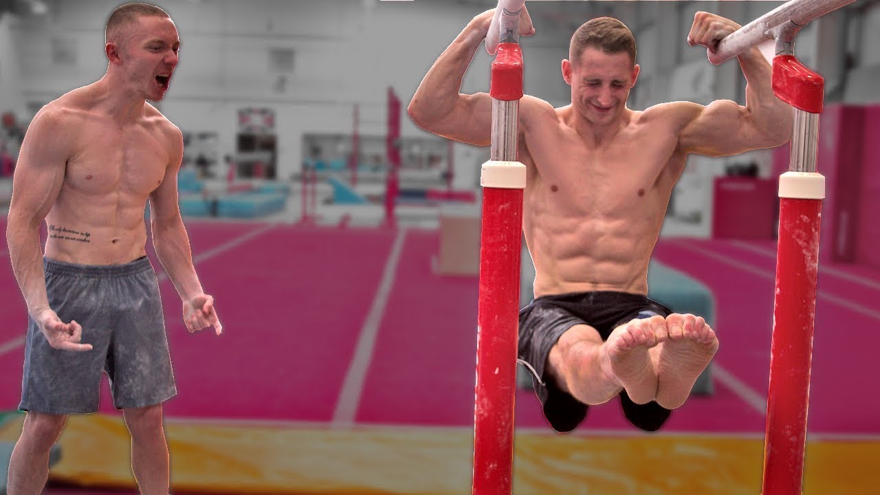 'Gymnastics Muscle Up' World Record {SUPER STRENGTH!} - YouTube