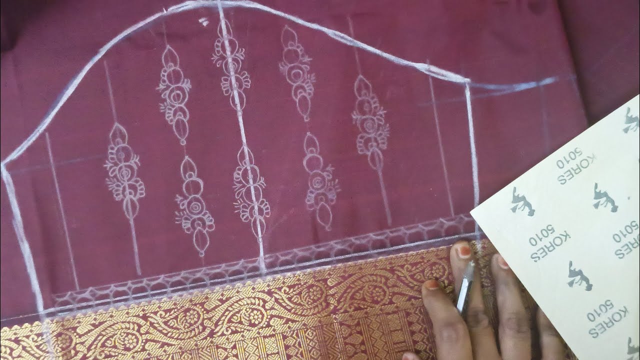 How to Draw and Trace Aari Designs //ஆரி இலவச வகுப்பு - YouTube
