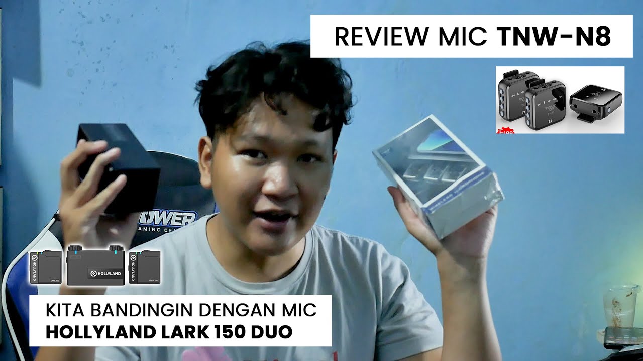 REVIEW MIC TNW N8 300ribuan WIRELESS, COBA KITA BANDINGIN DENGAN MIC ...