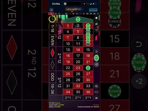 RULET | RULETTE MUHTEŞEM SAYILARLA 24 ARKASI 6 KASAYI UÇURDU #rulet #casino #live 