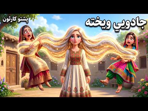 د جادویي ویښتو راز | Pashto Cartoon story  |  The Secret of Magical Hair