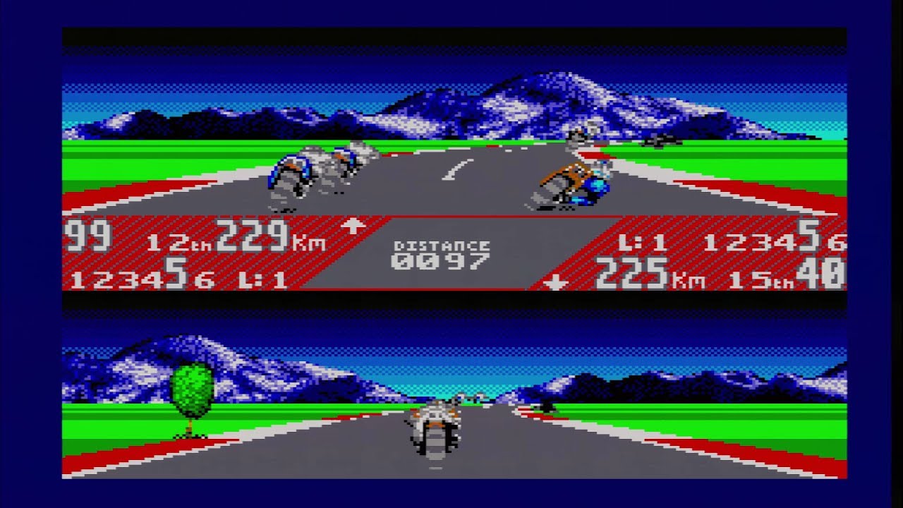 GP Rider /Sega Master System Gameplay RGB Framemeister - YouTube