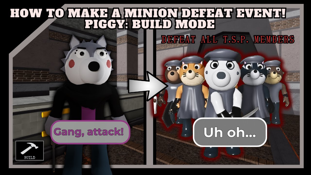 [🛡] | How To Make A Minion Defeat Event! | Piggy: Build Mode - YouTube