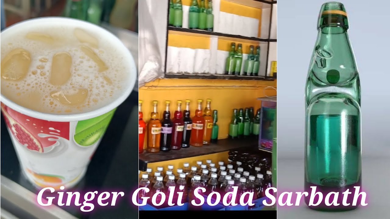 ♨️Goli Soda sarbath. ഗോലി സോഡാ സർബത്ത്. kerala traditional goli soda ...
