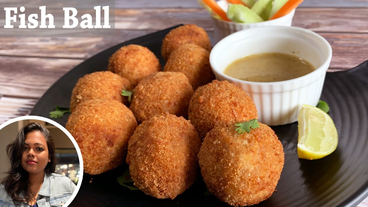 Fish Ball Recipe | Macher Chop | Crispy Fried Fish Balls - YouTube