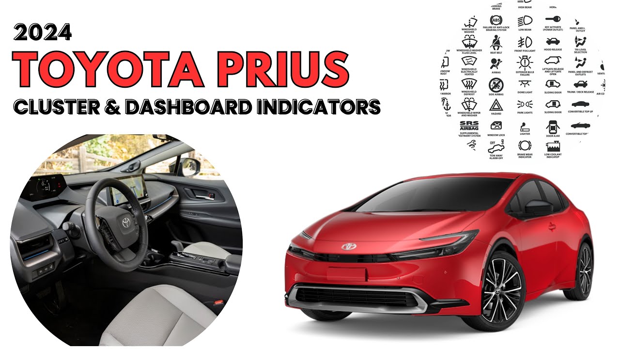 2024 Toyota Prius Cluster Display & Dashboard indicators User Guide ...