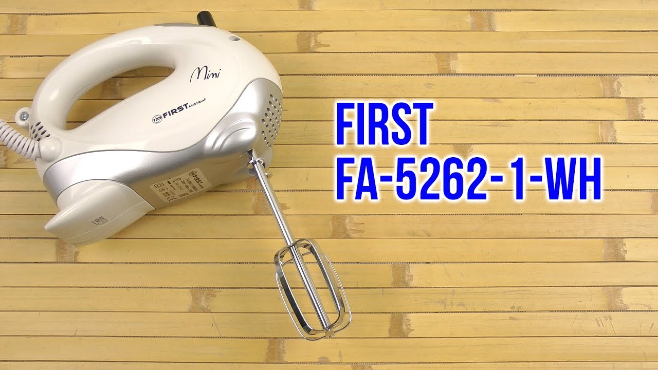 Распаковка FIRST FA-5262-1 WH - YouTube