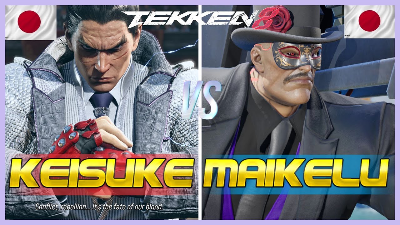 Tekken 8 Keisuke (Rank #4 Kazuya) Vs Maikelu (Jack8) Ranked Matches ...