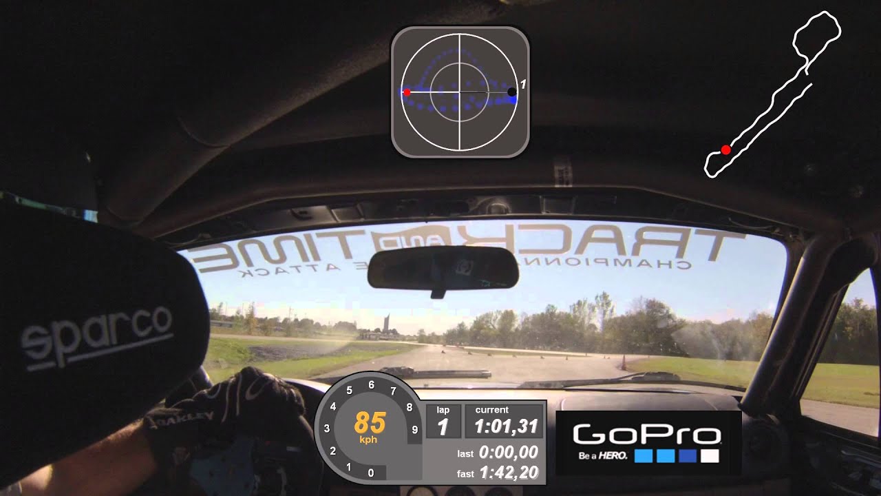 Joyrider's Dashware test with overlay (september 2014 Delta auto-x at ...