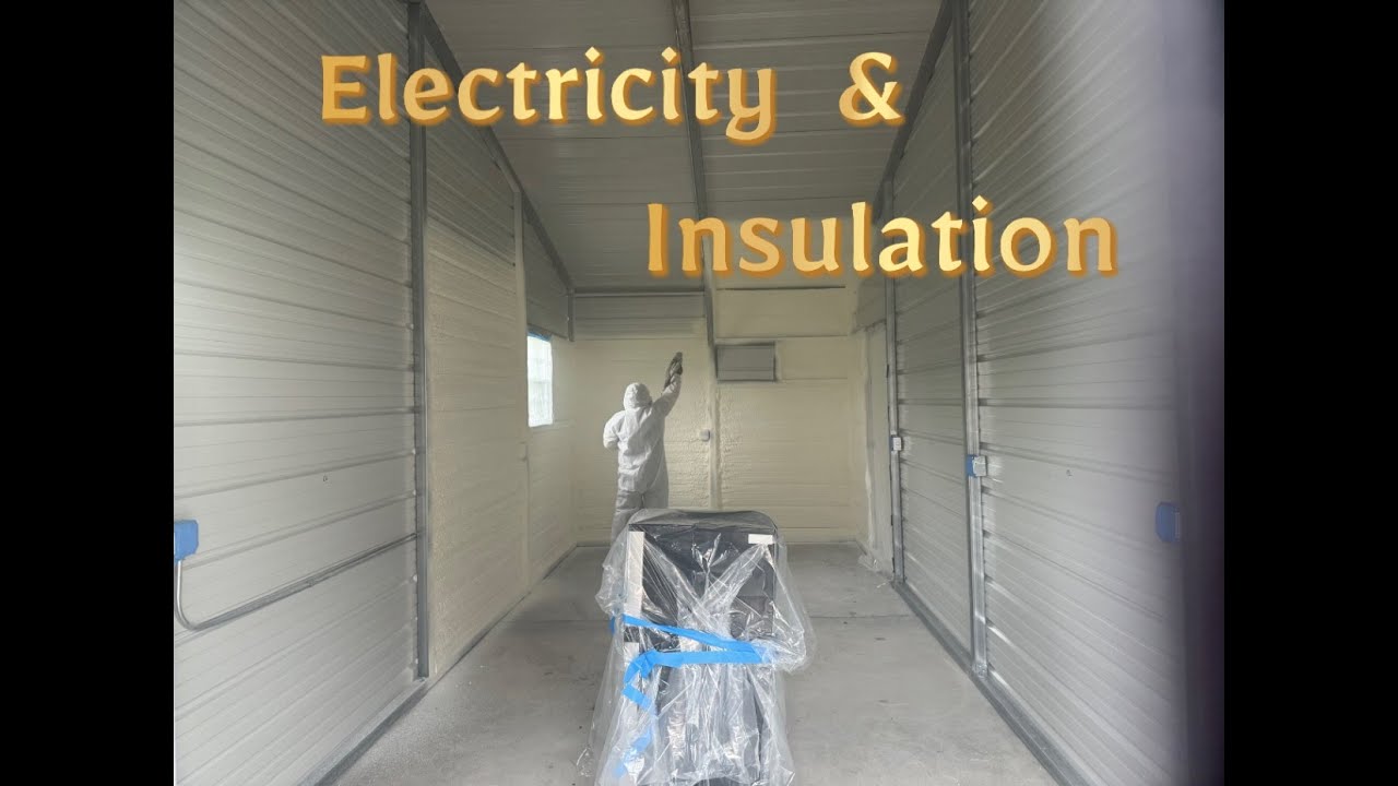 Electricity Insulation for Garage & Workshop - YouTube