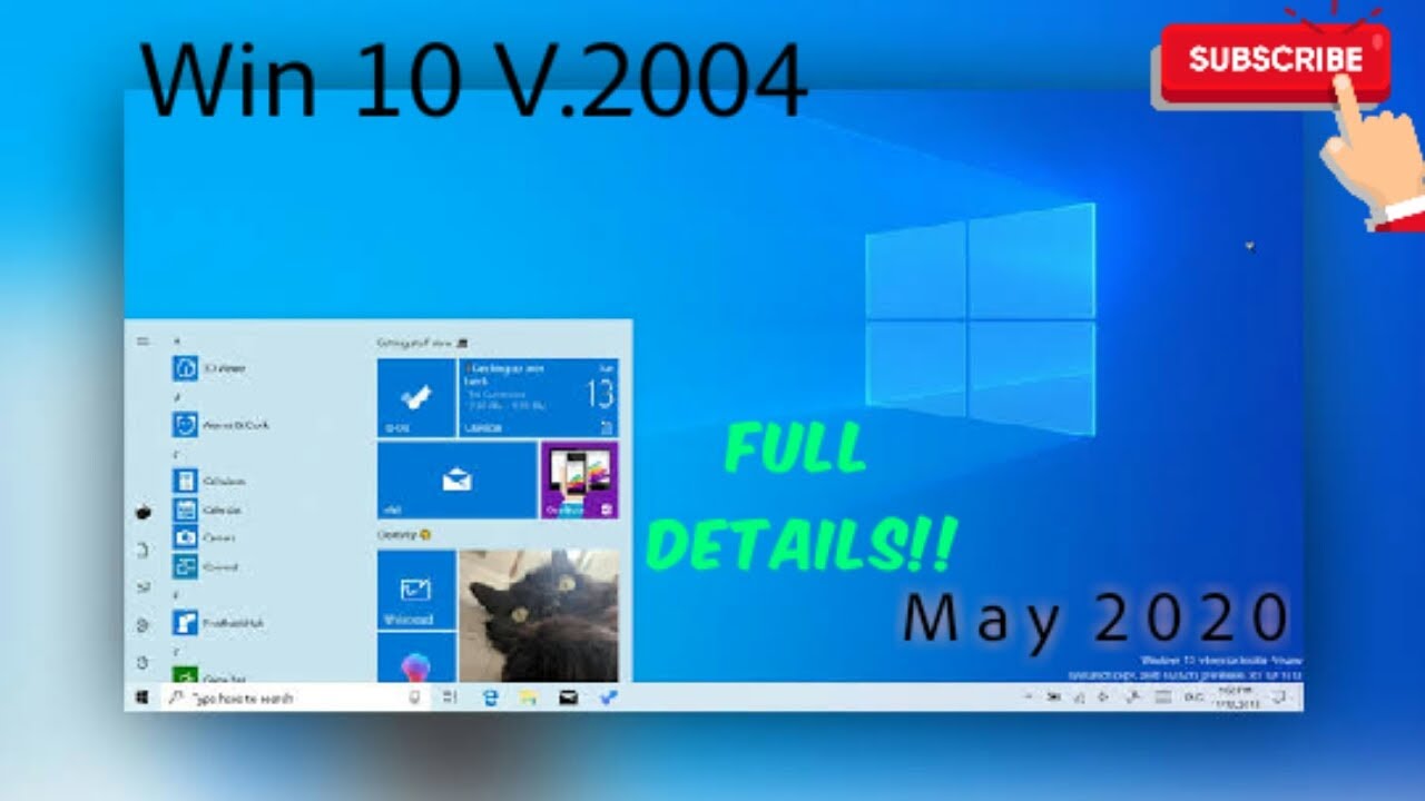Windows 10 May 2020 Update( Version 2004 ) Best New Features - YouTube