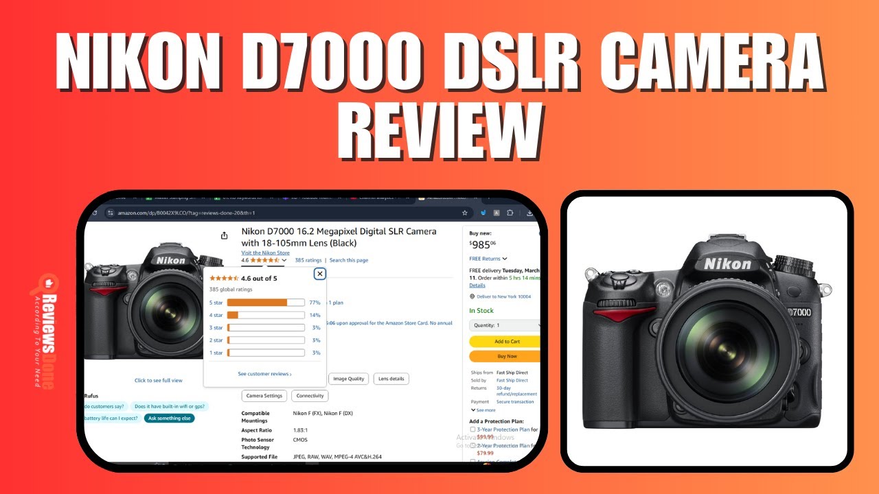 Nikon D7000 DSLR Camera Review - Stunning Results Unveiled - YouTube