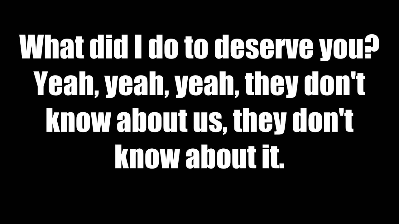 Chris Brown ft. Aaliyah - Don't Think They Know | Lyrics - YouTube