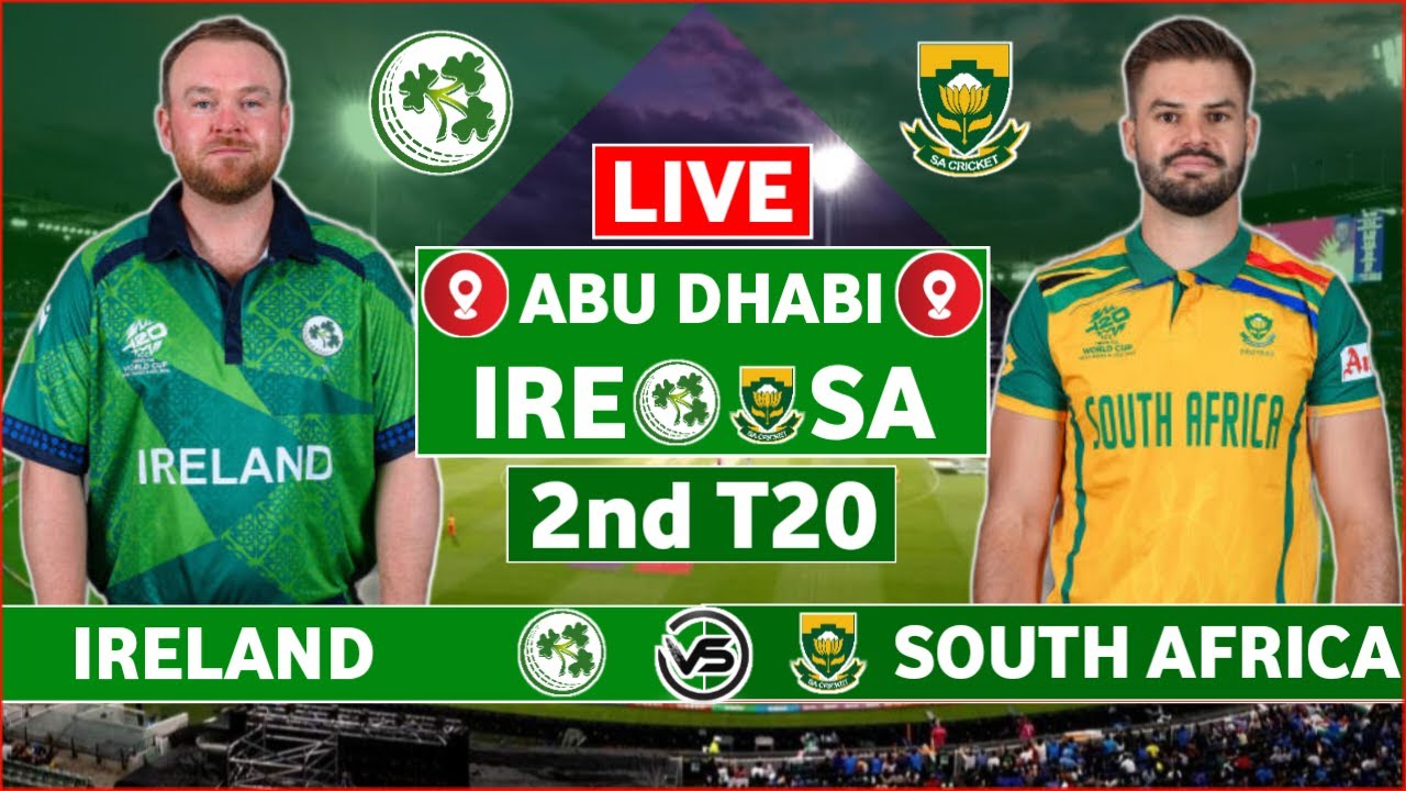 Ireland vs South Africa 2nd T20 Live Scores | IRE vs SA 2nd T20 Live ...