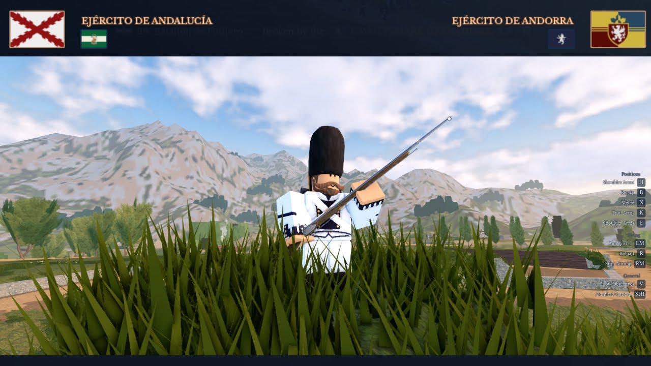 Batalla army wide España vs Andour (Napoleonic wars - Roblox) - YouTube