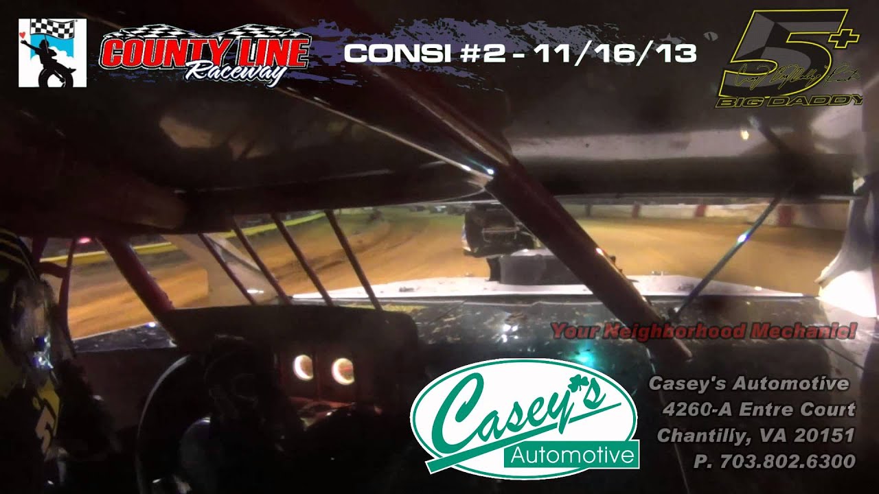 County Line Raceway - Race for the Kids - Consi #2 11-16-13 - YouTube