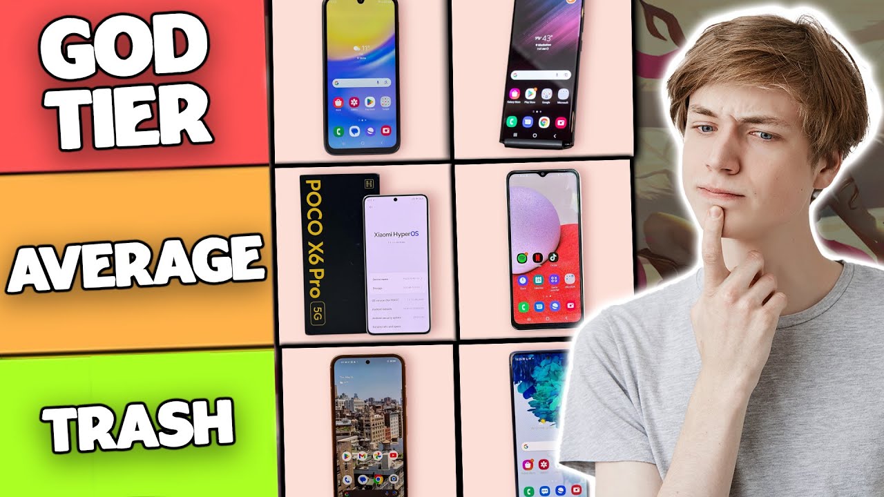 BEST Budget Phone Tier List 2025: Honest Ranking - YouTube