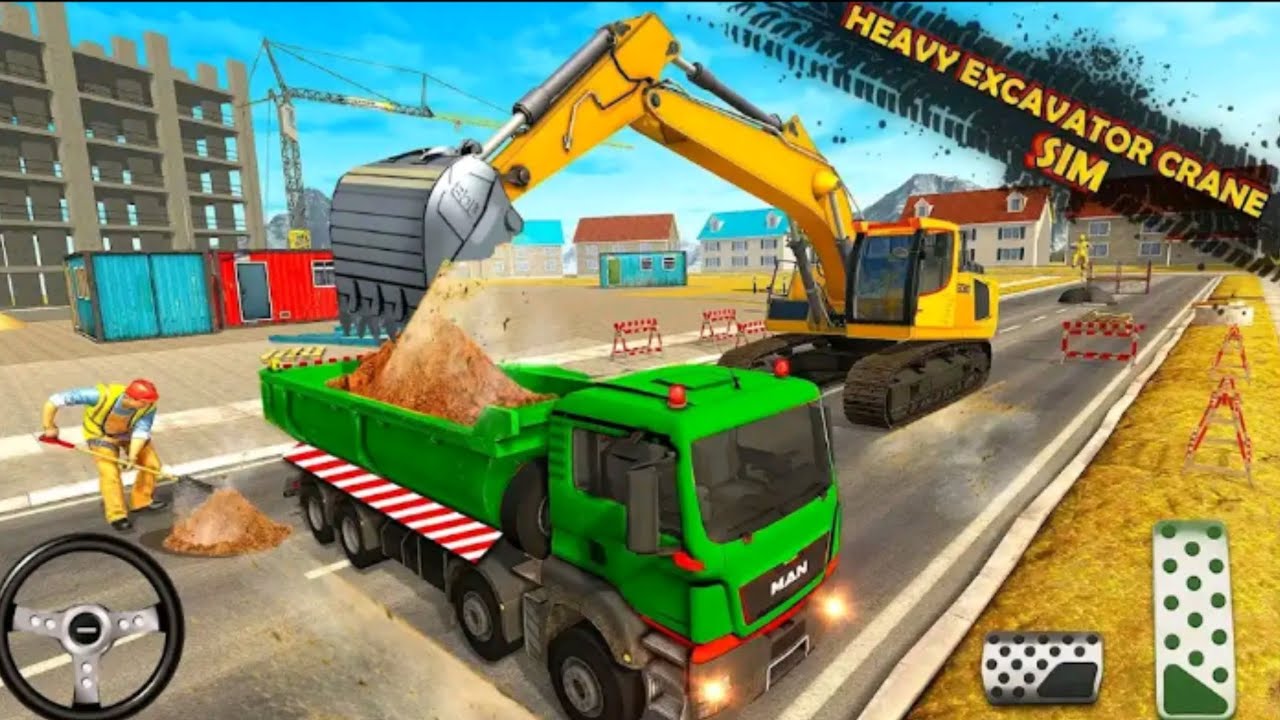 London City Road Constructions #2 JCB Exavator - Construction Simulator ...
