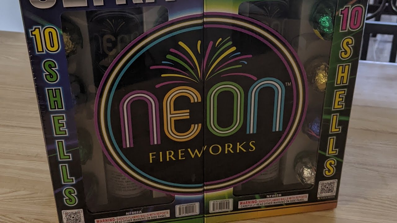 Neon Brand Fireworks - Ultra HD Shells (Entire Kit) {20shots} [mfg2022 ...