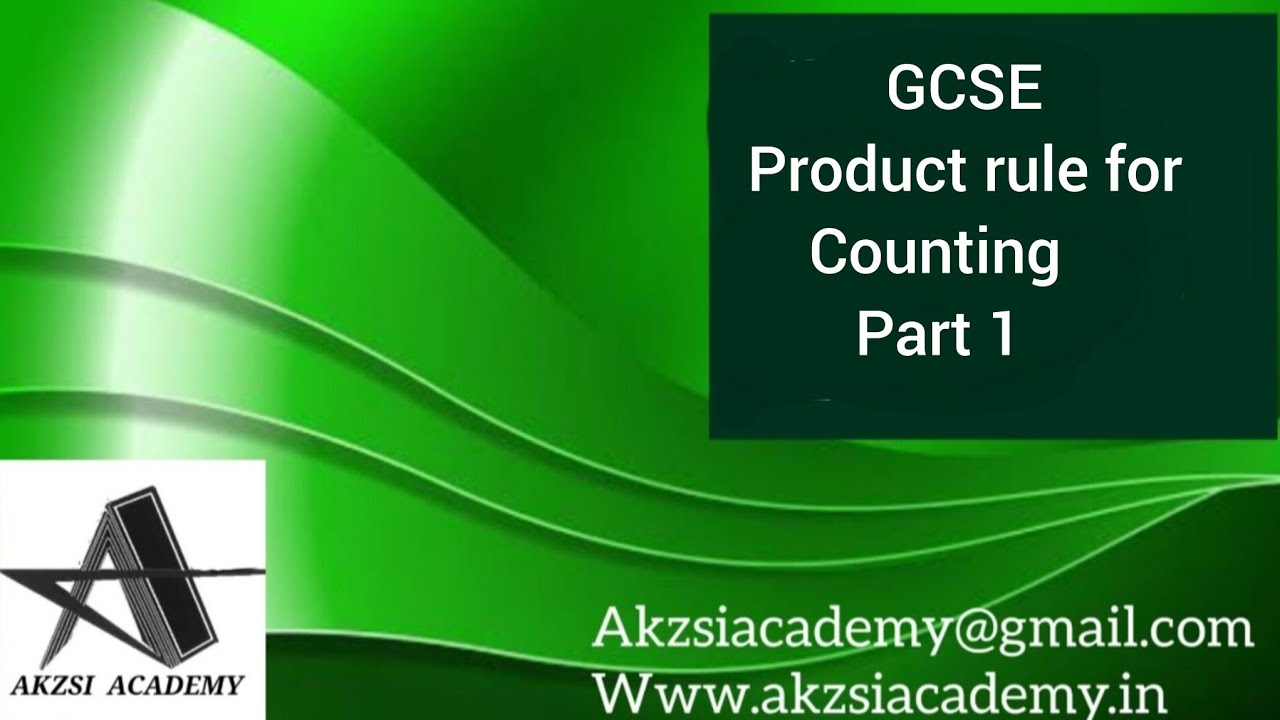 GCSE product rule for counting part 1 - YouTube