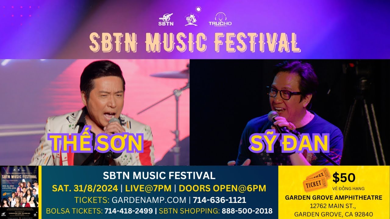 Thế Sơn & Sỹ Đan đến với Đại Hội Nhạc Trẻ Mùa Hè 2024 SBTN Music ...