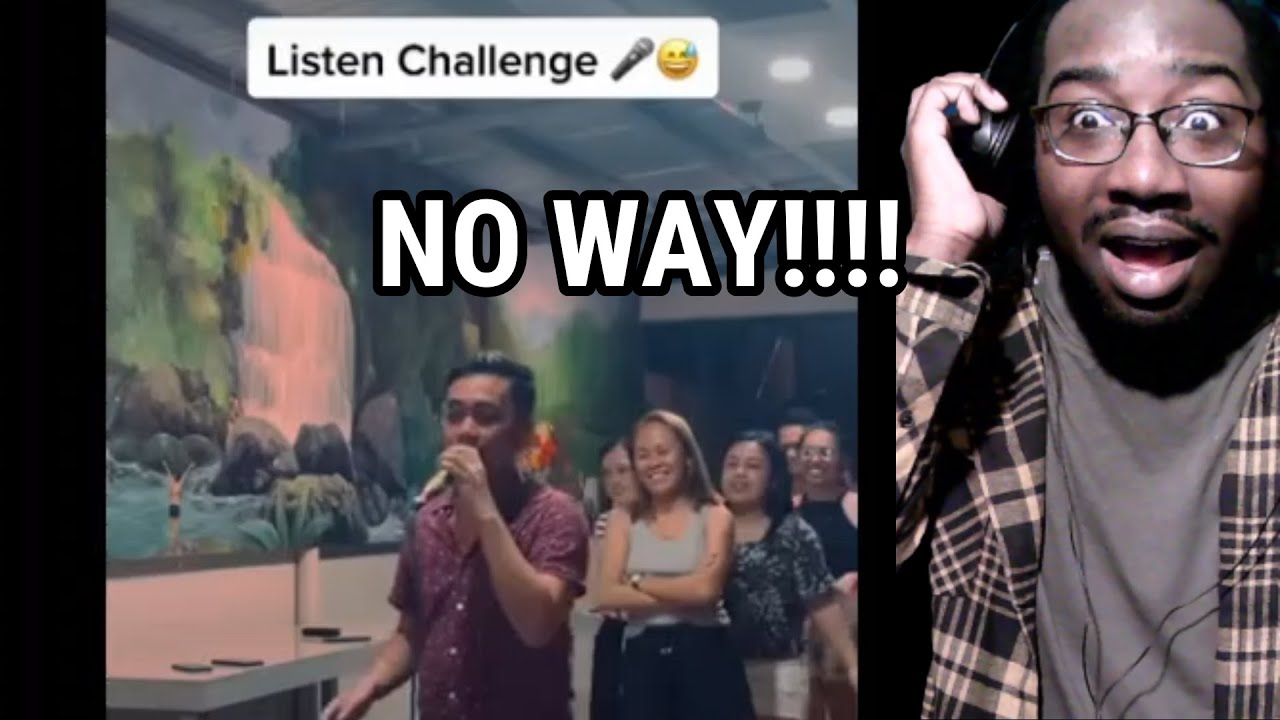 Can every Filipino Sing? 🇵🇭 Filipino 'LISTEN' Mic sharing KARAOKE ...