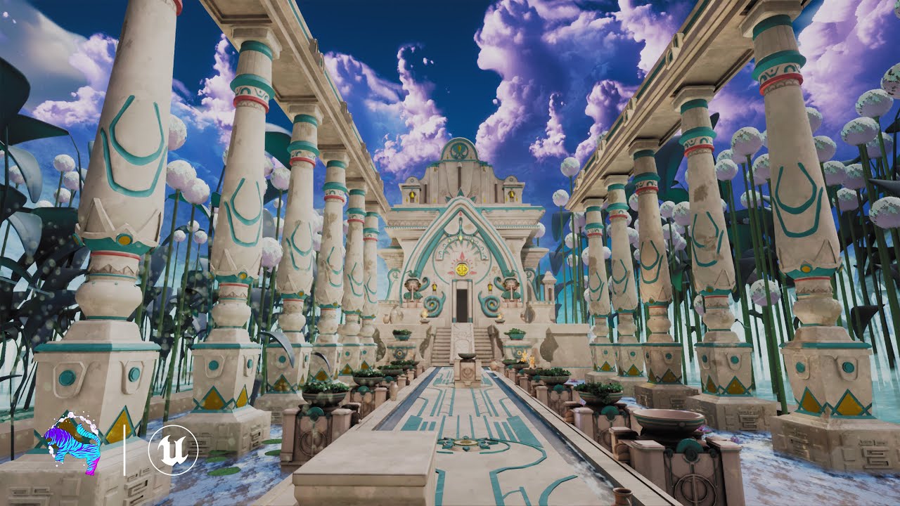Stylized Ancient Temple | Unreal Engine | Game-Ready Assets - YouTube
