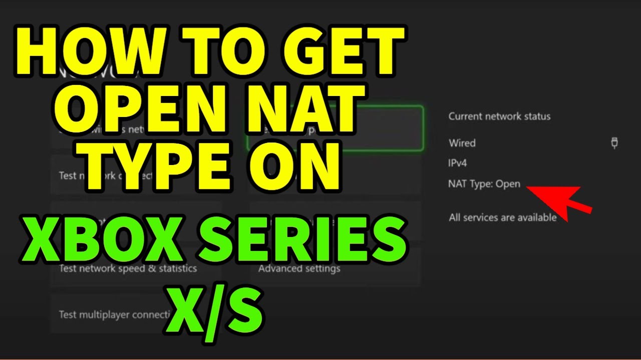 How to get Open Nat Type on Xbox Series X/S - YouTube