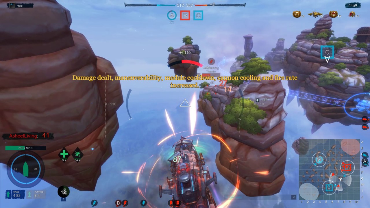Cloud Pirates PC gameplay - Free to play multiplayer airship combat ...