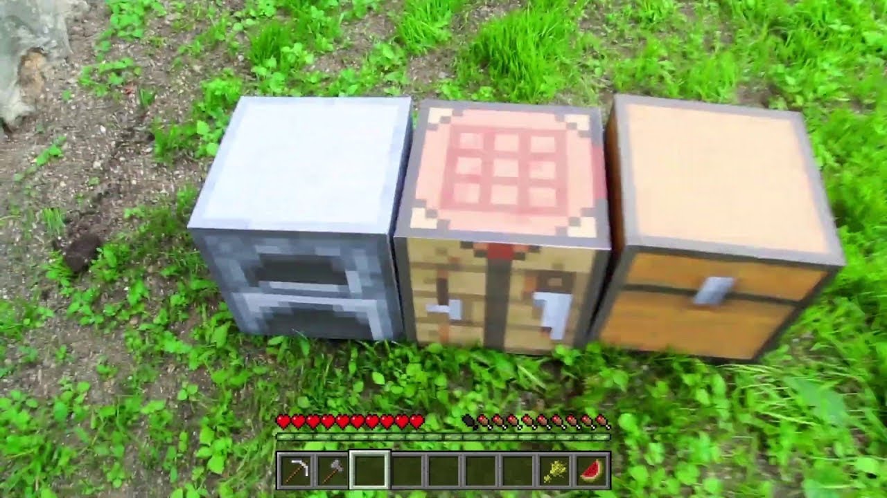 Asi se ve MINECRAFT en la VIDA REAL 😱 - YouTube